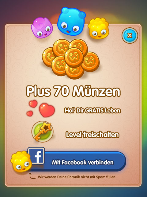 Jelly Splash Tipps für mehr Münzen, Leben und Punkte