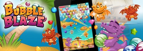 Bubble Blaze – Bubble-Shooter mit Dracheneiern und Diamanten