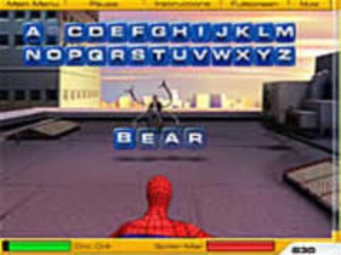 Spiderman - Words kostenlos online spielen auf Denkspiele spielen.de