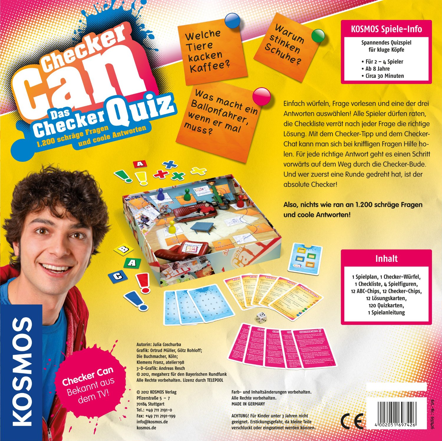 Checker Can - das Checker-Quiz, Spiel, Anleitung und Bewertung auf Alle ...