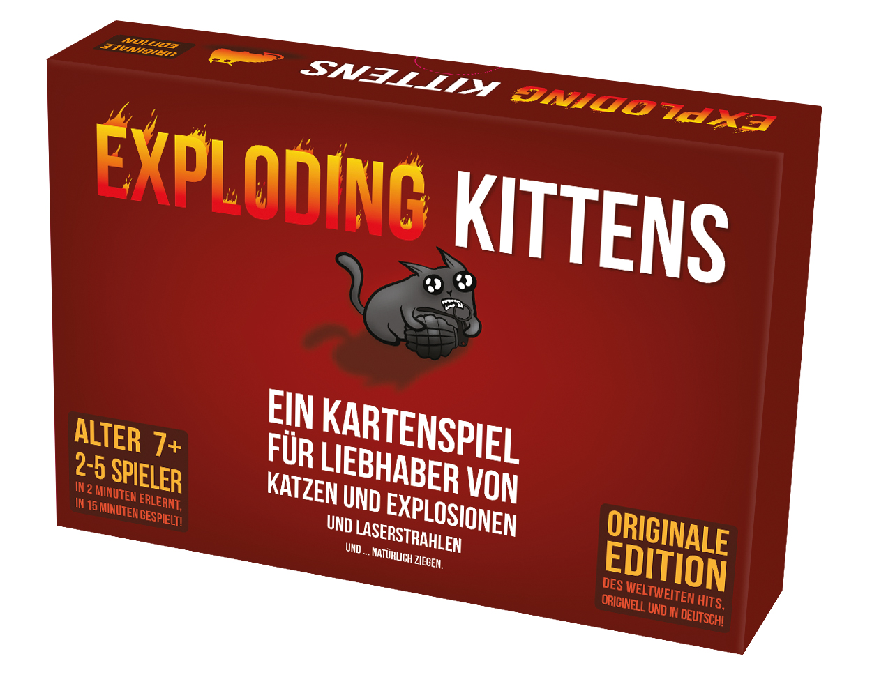 Exploding Kittens, Spiel, Anleitung und Bewertung auf Alle Brettspiele bei spielen.de
