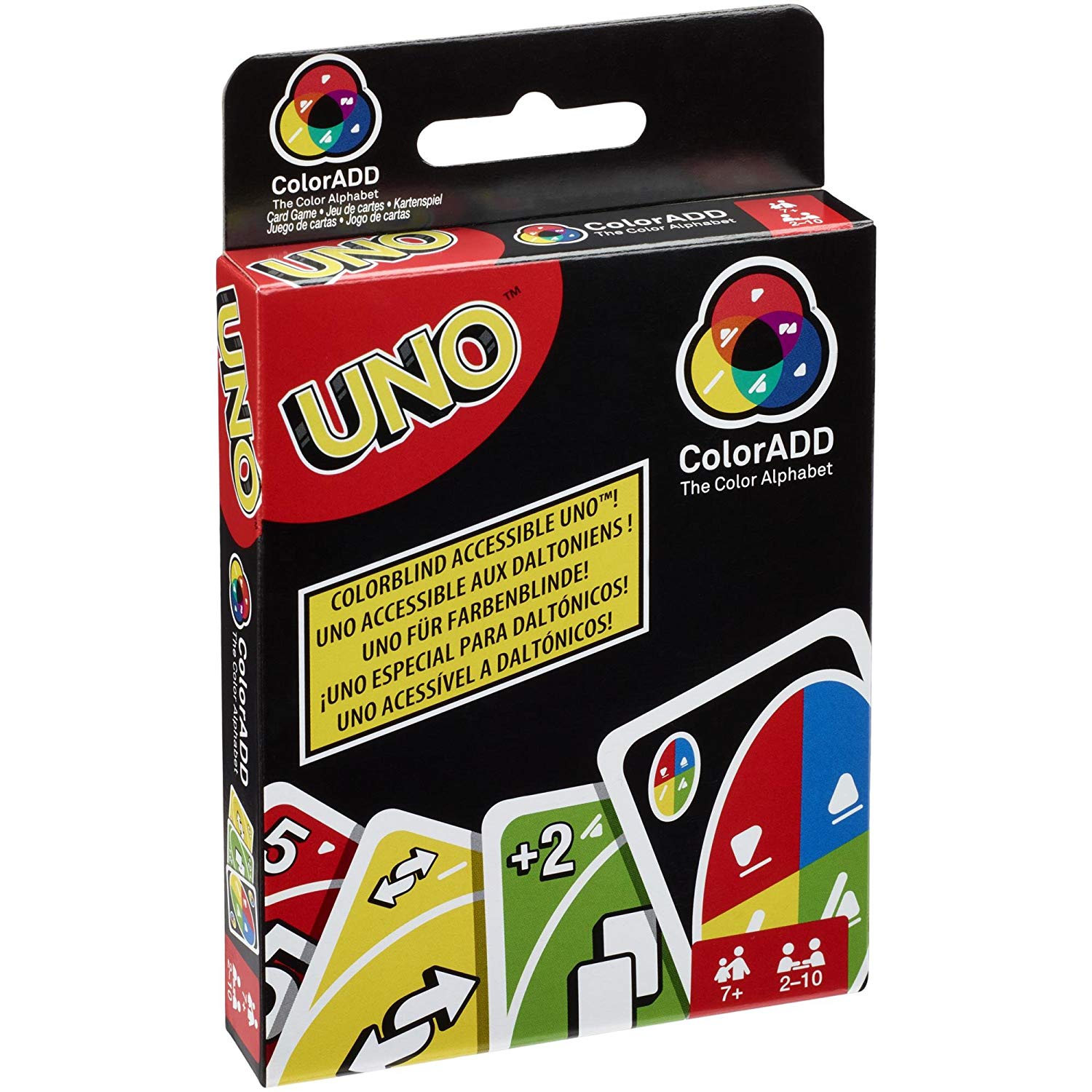 Uno ColorADD mit Farbsymbolen, Spiel, Anleitung und Bewertung auf Alle ...